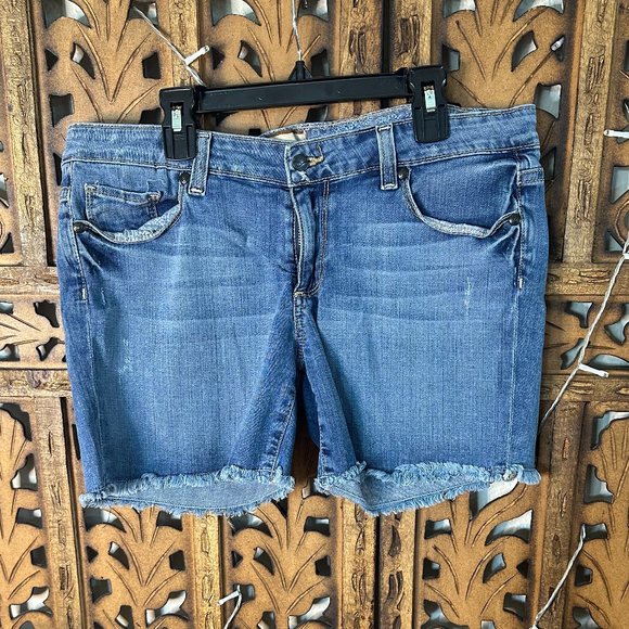 PAIGE | Shorts | Paige Distressed Denim Cutoff Style Shorts | Poshmark